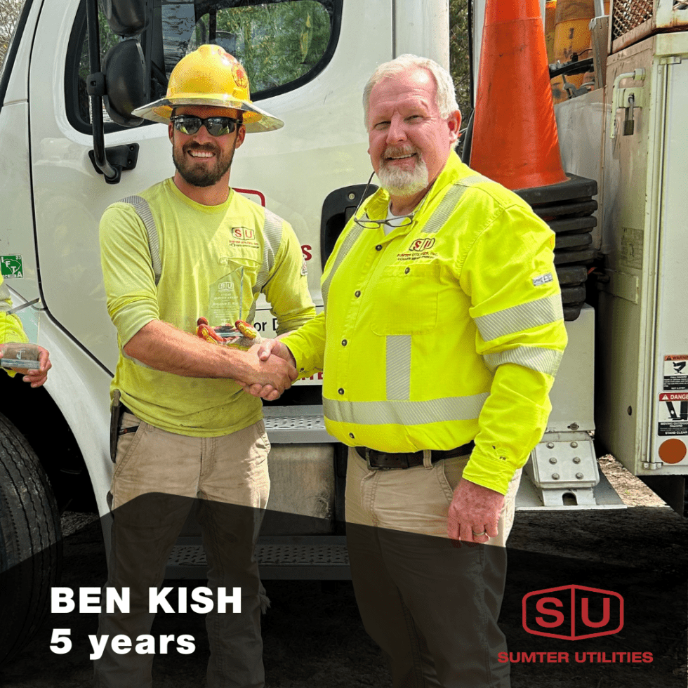Sumter Utilities celebrates 2023 employee milestones - Sumter Utilities