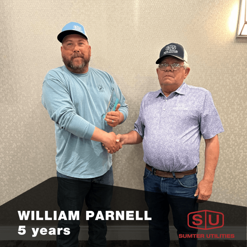 Sumter Utilities celebrates 2023 employee milestones - Sumter Utilities