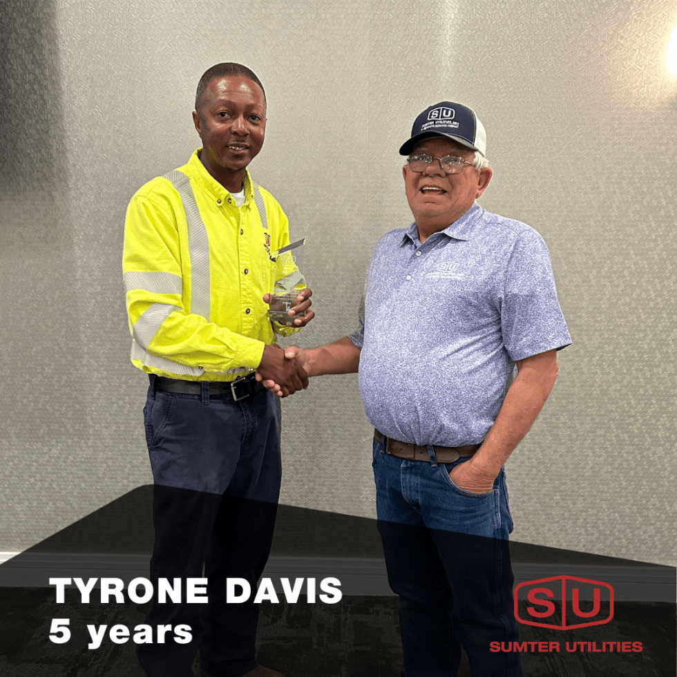 Sumter Utilities celebrates 2023 employee milestones - Sumter Utilities